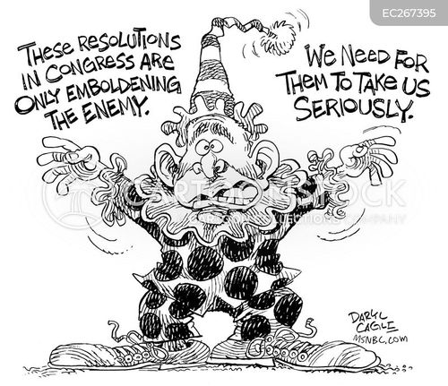Censure Resolutions Cartoons and Comics - funny pictures from CartoonStock