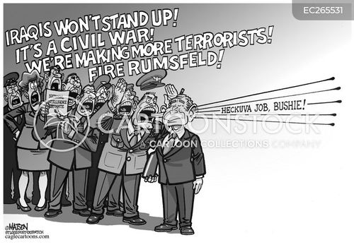 Bush Critique Cartoons and Comics - funny pictures from CartoonStock