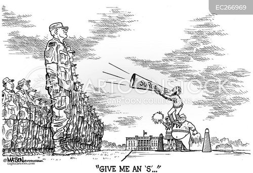 Pep Rally Cartoons and Comics - funny pictures from CartoonStock