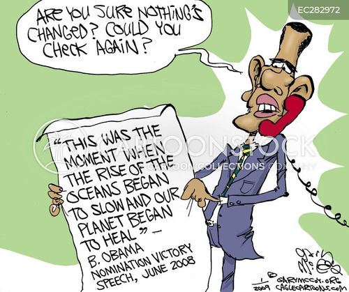 Obamamania Cartoons and Comics - funny pictures from CartoonStock