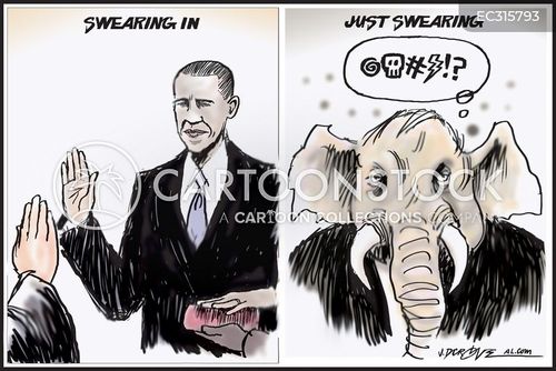 Swearing In Ceremony Cartoons and Comics - funny pictures from CartoonStock