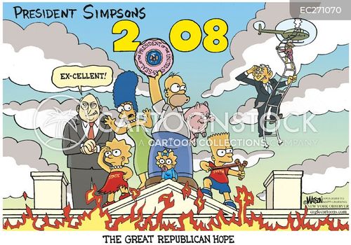 President Simpsons Cartoons and Comics - funny pictures from CartoonStock