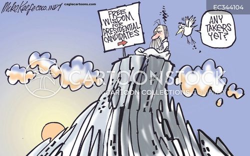 Presidential Wisdom Cartoons and Comics - funny pictures from CartoonStock