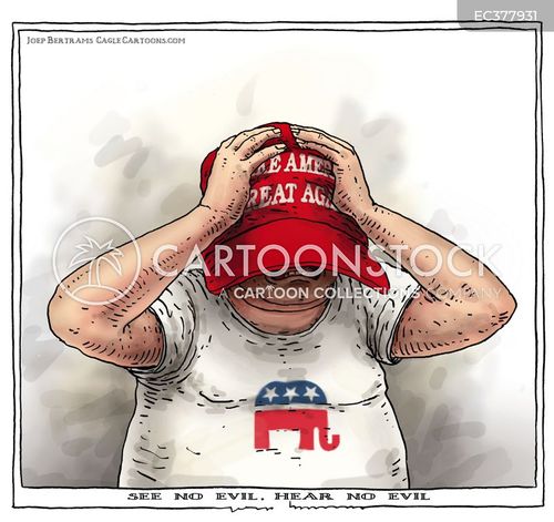 Covering Eyes Cartoons and Comics - funny pictures from CartoonStock