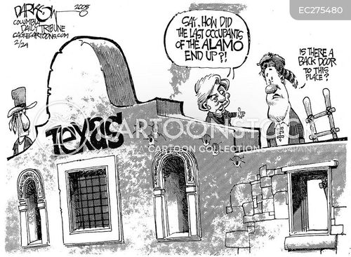 Remember The Alamo Cartoons and Comics - funny pictures from CartoonStock
