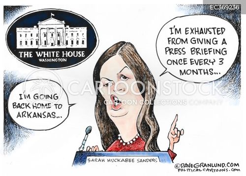 Press Sec Cartoons and Comics - funny pictures from CartoonStock