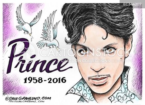 Prince Obituary Cartoons and Comics - funny pictures from CartoonStock