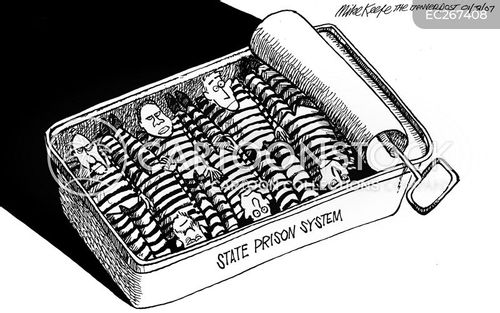Prison Population Cartoons and Comics - funny pictures from CartoonStock