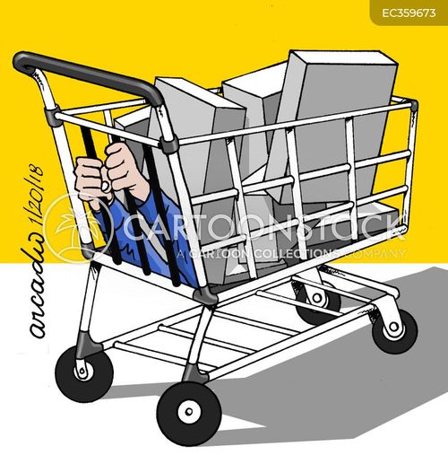 Luxury Shopping Cartoons and Comics - funny pictures from CartoonStock