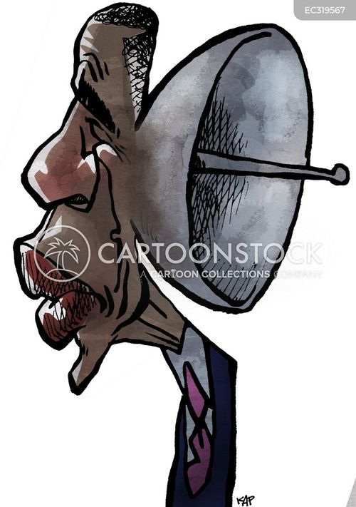 Listening Device Cartoons and Comics - funny pictures from CartoonStock