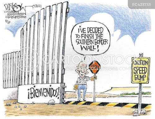 Border Surge Cartoons and Comics - funny pictures from CartoonStock