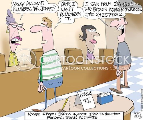 Bank Account Privacy Cartoons and Comics - funny pictures from CartoonStock