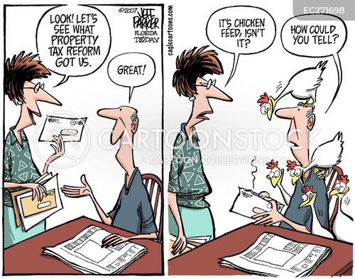 Property Tax Reform Cartoons and Comics - funny pictures from CartoonStock