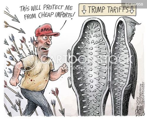 Steel Tariffs Cartoons and Comics - funny pictures from CartoonStock