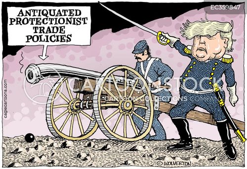 Trump's Tariffs Cartoons and Comics - funny pictures from CartoonStock