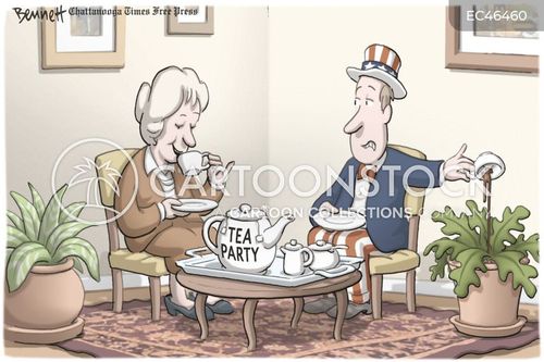 Tea Party Cartoons and Comics - funny pictures from CartoonStock