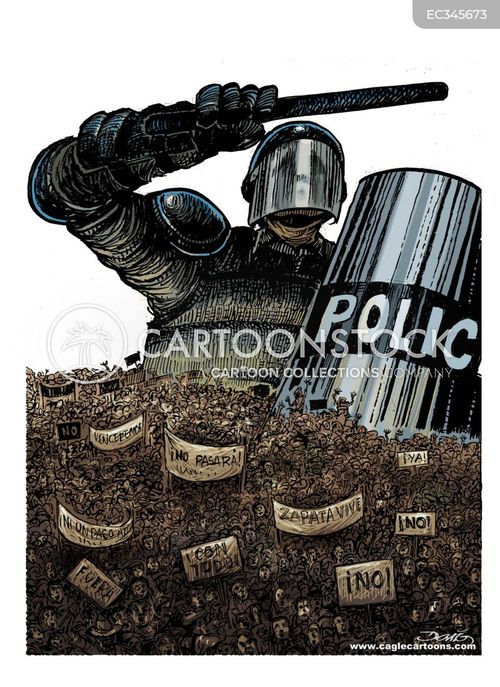 Protestas Cartoons and Comics - funny pictures from CartoonStock
