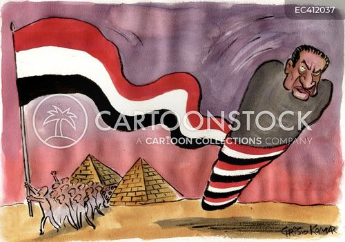 Presidente Mubarak Cartoons and Comics - funny pictures from CartoonStock