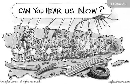 Relief Efforts Cartoons and Comics - funny pictures from CartoonStock