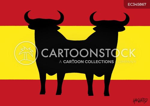 Spanish Flag Cartoons and Comics - funny pictures from CartoonStock