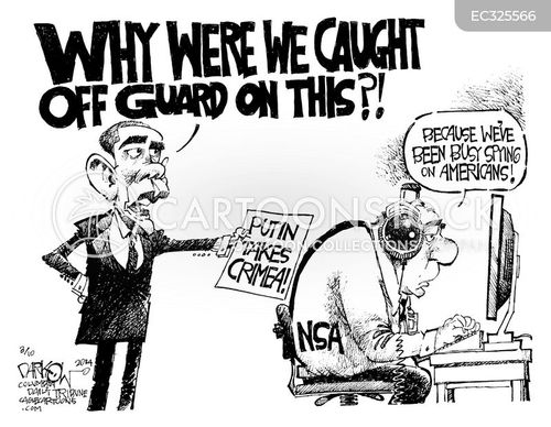 Caught Off Guard Cartoons and Comics - funny pictures from CartoonStock