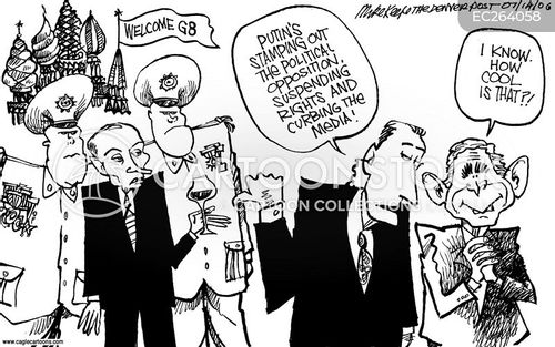 Democracy In Russia Cartoons and Comics - funny pictures from CartoonStock