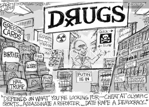 Russia Cheating Cartoons and Comics - funny pictures from CartoonStock