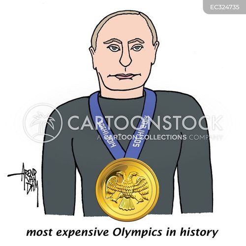 Expensive Olympics Cartoons and Comics - funny pictures from CartoonStock