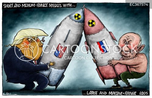 Nuclear Standoff Cartoons and Comics - funny pictures from CartoonStock