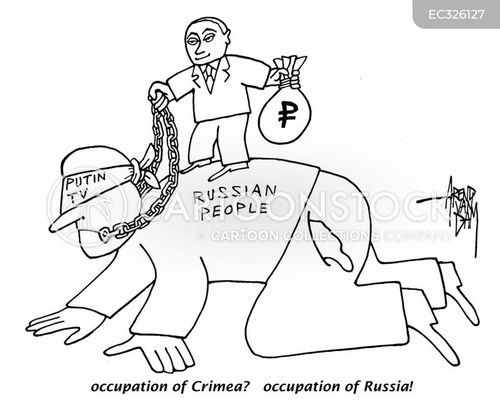 Occupation Dispute Cartoons and Comics - funny pictures from CartoonStock