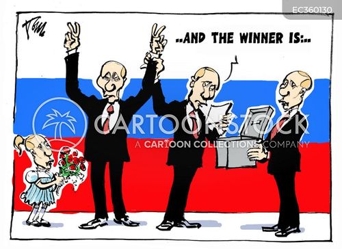 Putin Win Cartoons and Comics - funny pictures from CartoonStock