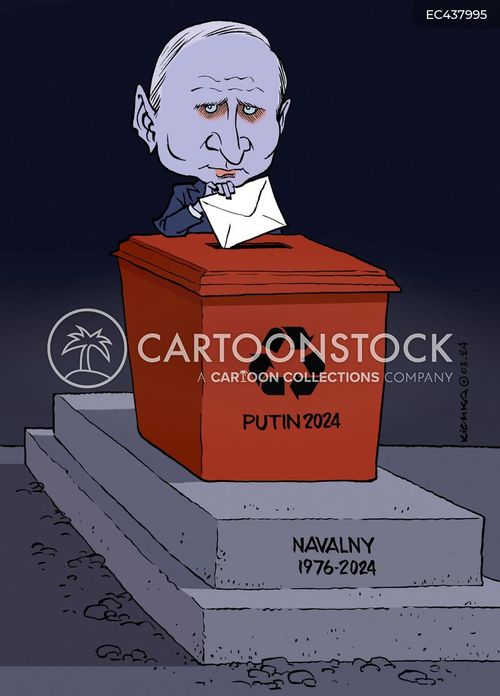 Putin Elected On Navalny Tomb Cartoons and Comics - funny pictures from ...