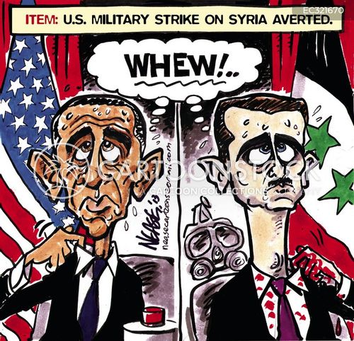 Strike On Syria Cartoons and Comics - funny pictures from CartoonStock