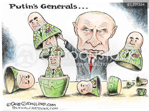 Putin's Generals Cartoons and Comics - funny pictures from CartoonStock