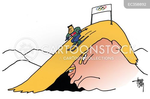 Freestyle Skiing Cartoons and Comics - funny pictures from CartoonStock