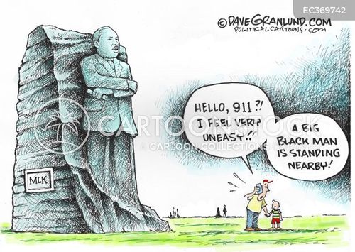 Racial Profiling Cartoons and Comics - funny pictures from CartoonStock