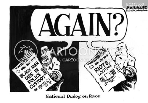 Race Relations Cartoons and Comics - funny pictures from CartoonStock