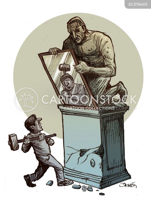 Faith Monument Cartoons and Comics - funny pictures from CartoonStock