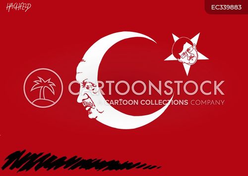 Turkish Symbol Cartoons and Comics - funny pictures from CartoonStock