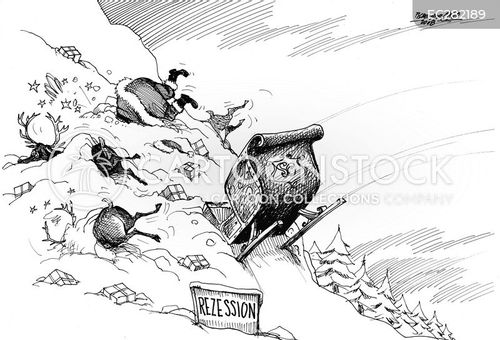 Recessionary Cycle Cartoons and Comics - funny pictures from CartoonStock