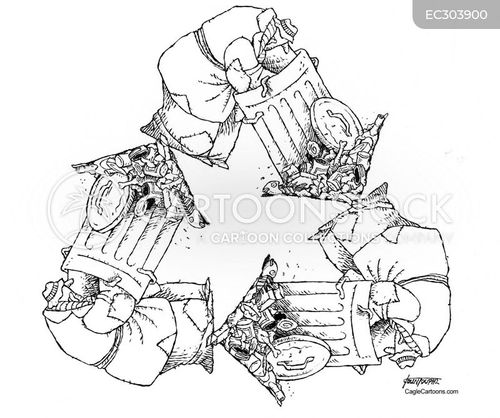 Recycling Cartoons and Comics - funny pictures from CartoonStock