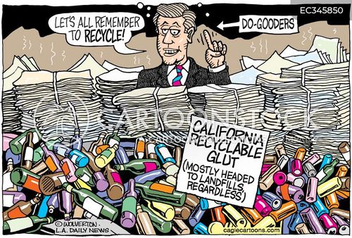 Landfill Diversion Cartoons and Comics - funny pictures from CartoonStock