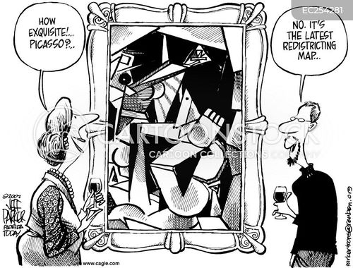 Redistricting Cartoons and Comics - funny pictures from CartoonStock