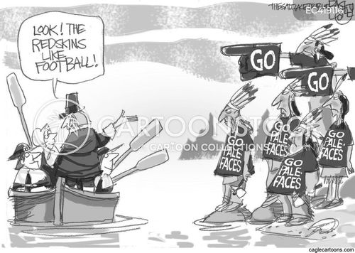 Redskins Controversy Cartoons and Comics - funny pictures from CartoonStock