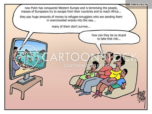 Refugee Smugglers Cartoons and Comics - funny pictures from CartoonStock
