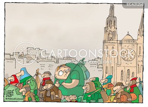 Refugee Awareness Cartoons and Comics - funny pictures from CartoonStock
