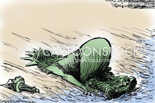 Refugee Assimilation Cartoons and Comics - funny pictures from CartoonStock