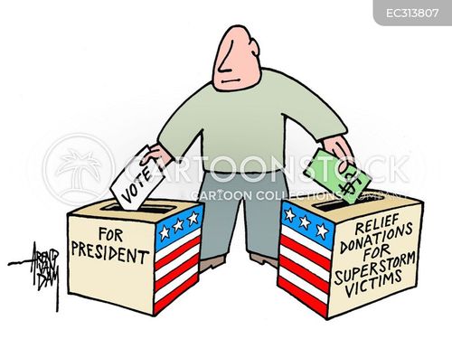 Relief Fund Cartoons and Comics - funny pictures from CartoonStock