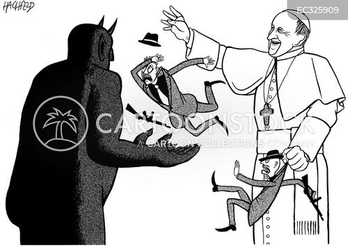 El Papa Francisco Cartoons and Comics - funny pictures from CartoonStock