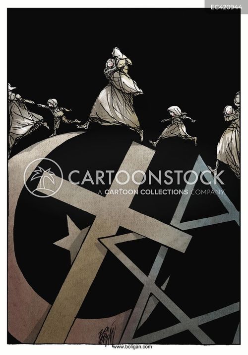 Religious Division Cartoons and Comics - funny pictures from CartoonStock